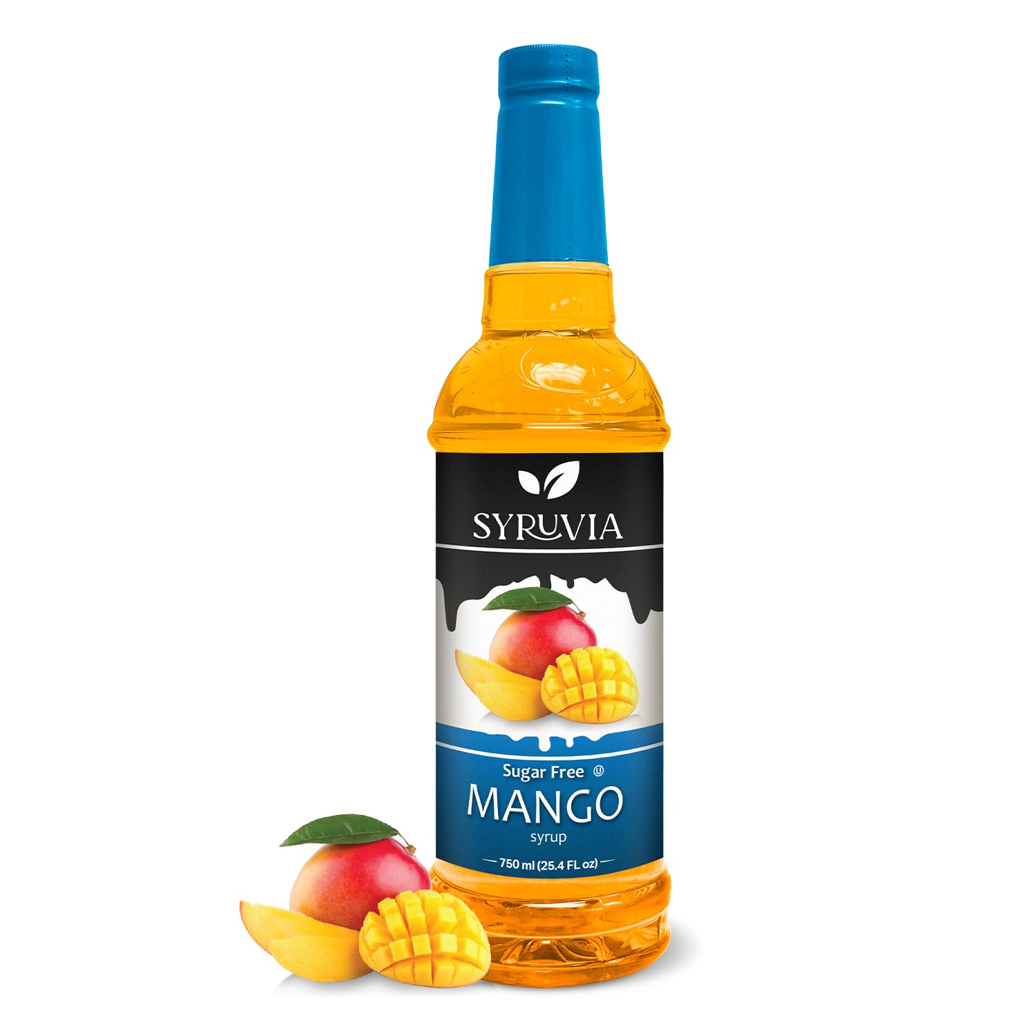 Amazon.com: Syruvia Sugar Free Mango Syrup (25.4 fl oz) - Kosher ...