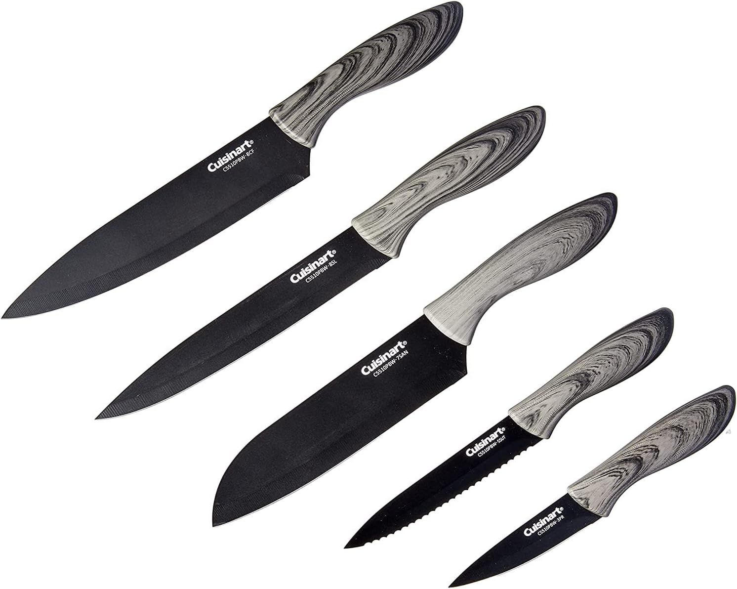 Amazon.com: Cuisinart C77-12PMB Advantage-Cutlery-Set, 12-Piece, Black ...