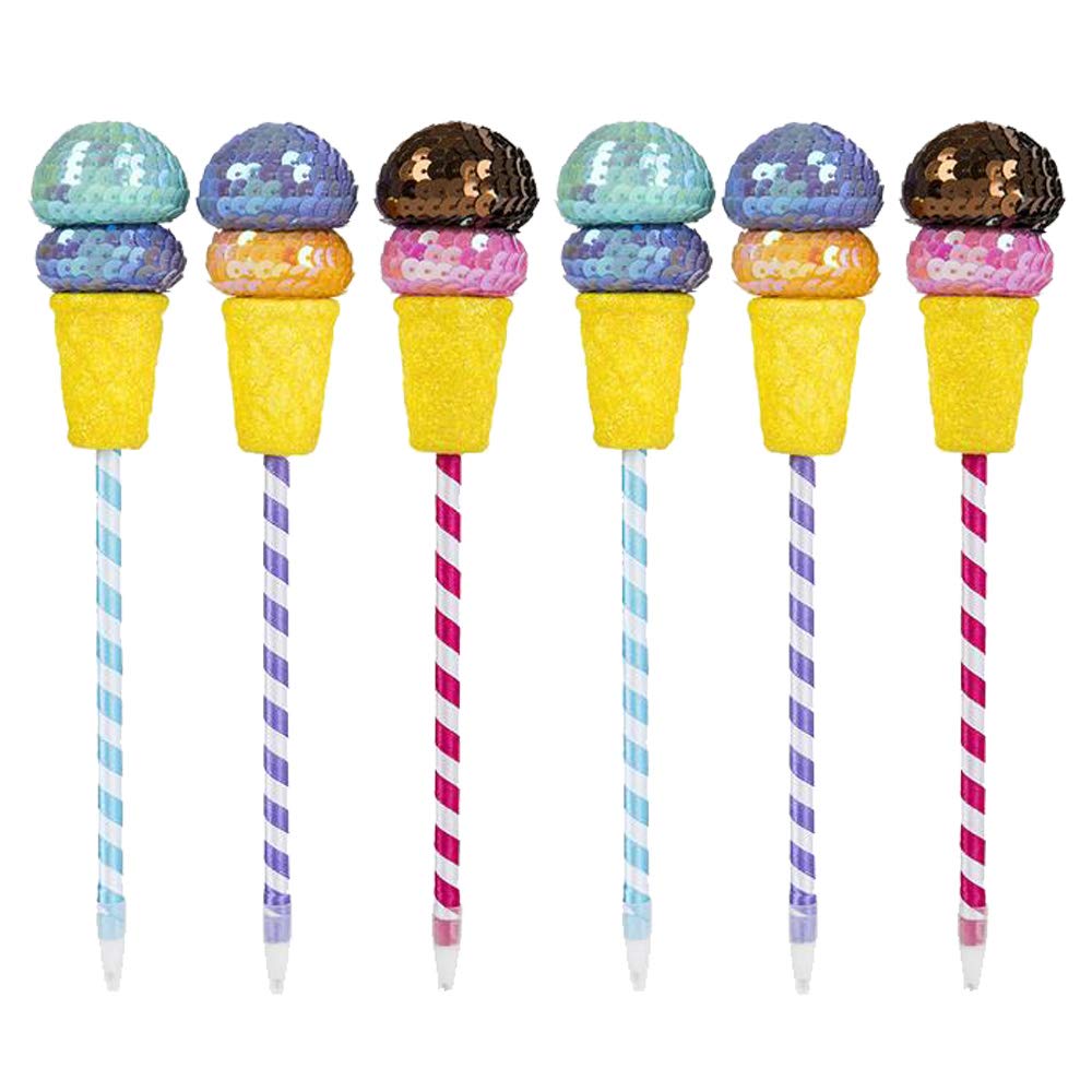Kicko Ice Cream Sequin Pens 6 Pack 10 Inch Ice | Desertcart Morocco