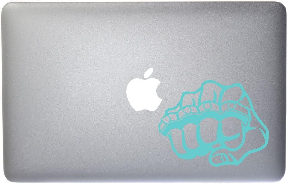 Amazon.com: Brass Knuckle Fist Vinyl Decal for MacBook, Laptop or Other ...