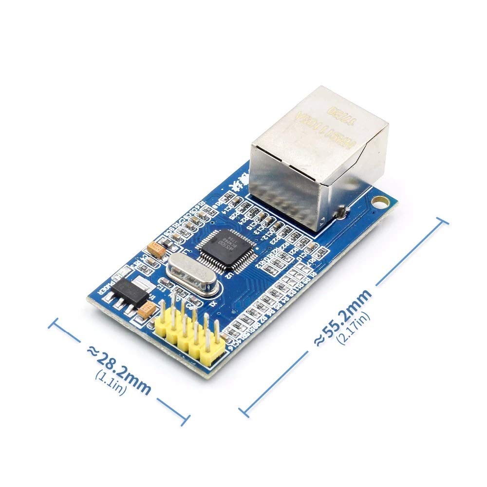 Tecnoiot 2pcs W5500 Ethernet Network Module Tcpip 51 Stm32 Mcu Over
