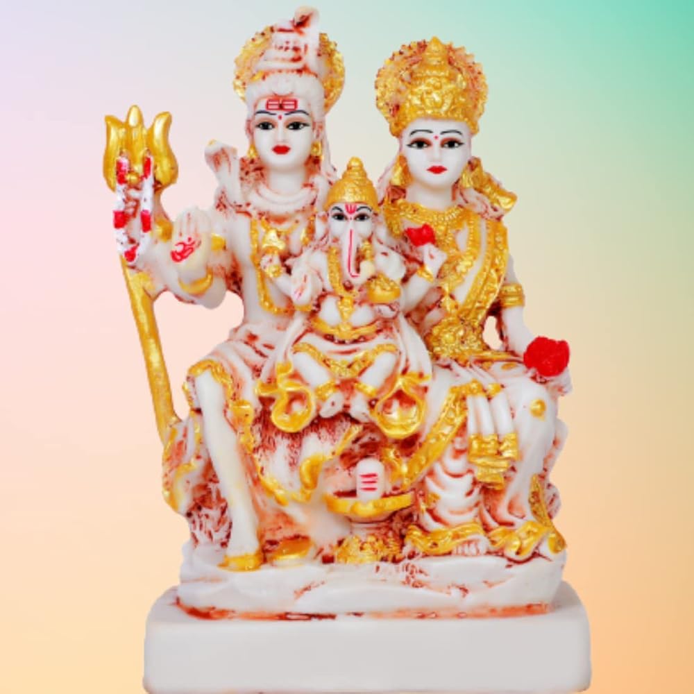Buji Craft Shiv parivar murti Marble Shiv parivar Philippines | Ubuy