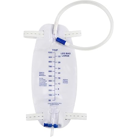 Amazon.com: 3 Pack Easy-Tap Catheter Leg Bag Urinary Drainage Bag ...