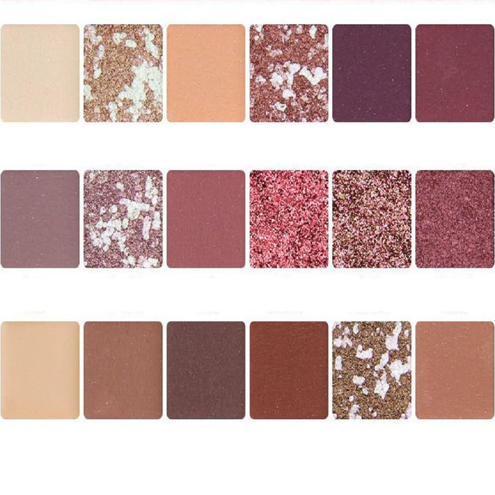 Amazon.com : ENGBO 18 Colors Matte Pearl Eyeshadow Palette Desert Rose ...