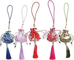 Amazon.com: zaoalife Chinese Style Sachet Plum Pattern Sachets Small ...