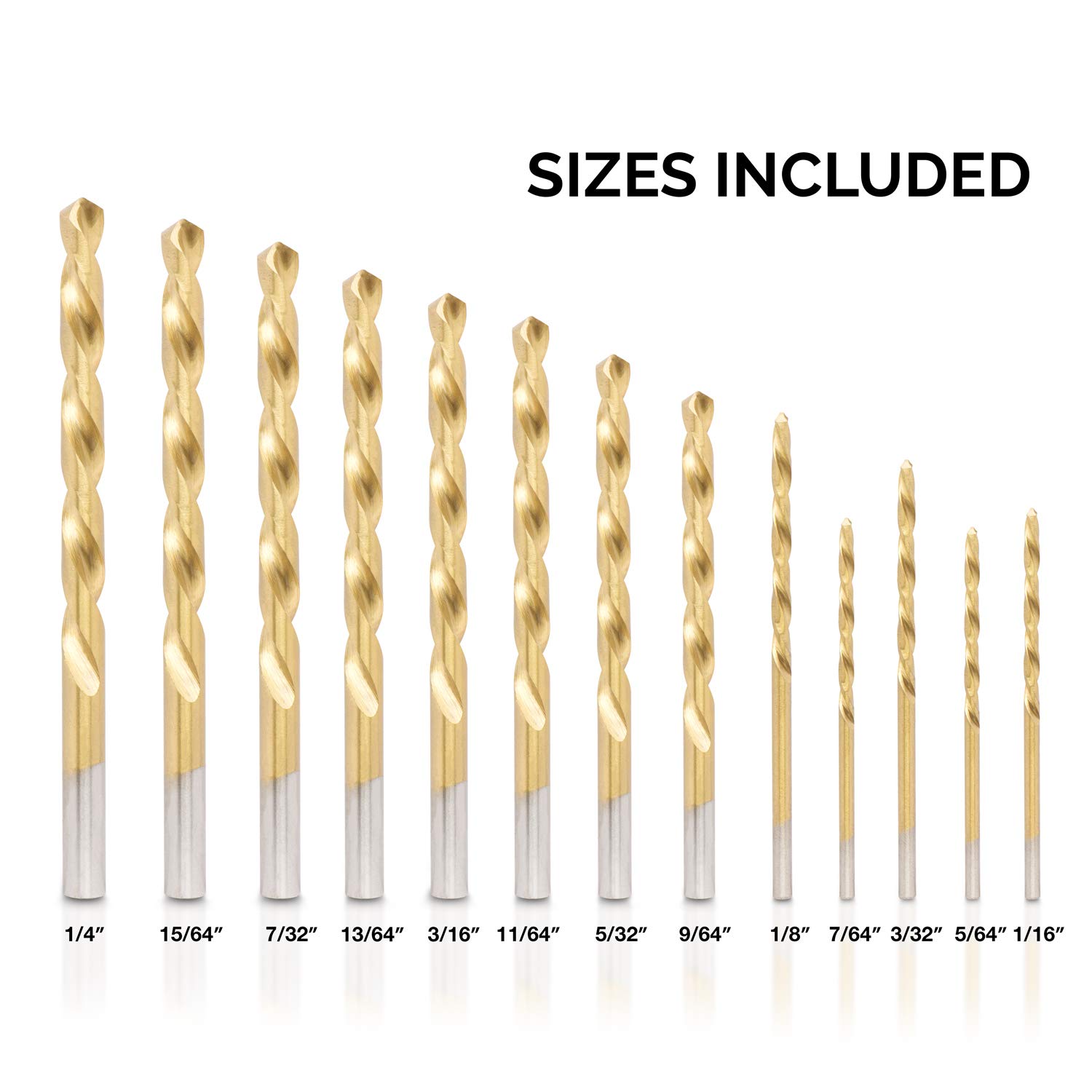 Snapklik.com : NEIKO 10038A Left-Hand Drill-Bit Set, High-Speed Steel ...