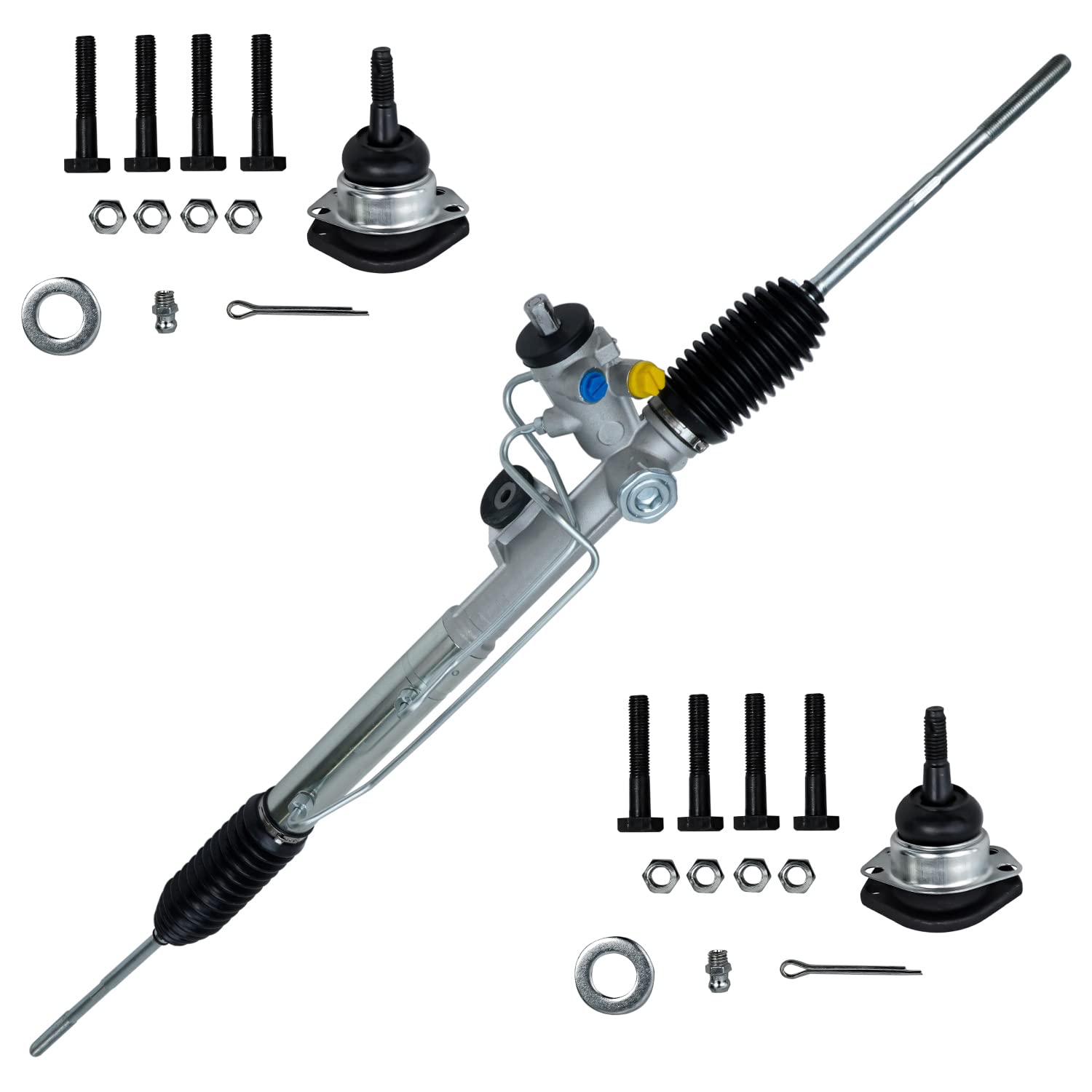 Amazon.com: Detroit Axle - 3pc Rack and Pinion Kit for 1984-1987 Chevy ...