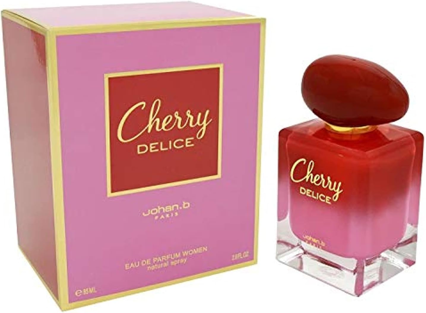 Amazon.com : Johan B Cherry Delice Eau De Parfum Spray for Women, 2.8 ...