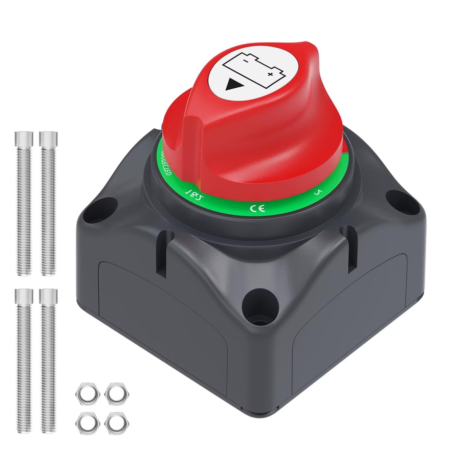 Amazon.co.jp: 1-2とオフのバッテリー切断スイッチ停電キルスイッチマリンボートカー用防水RV ATV車両マスターカットシャットオフアイソレータスイッチ（1-2と-Oft） : 車＆バイク