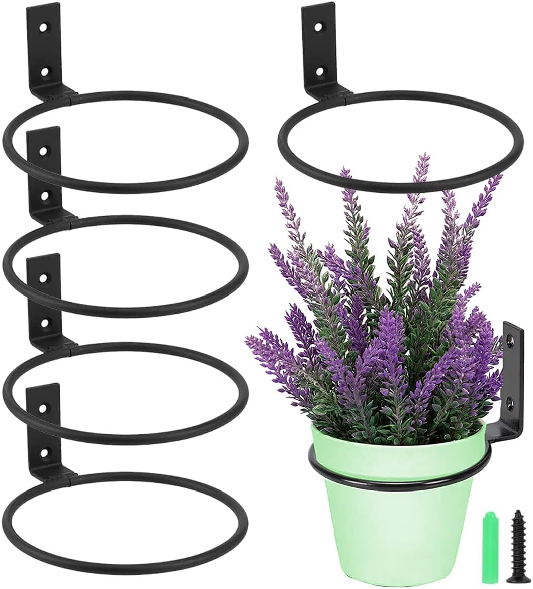Amazon.com: MAHIONG 10 PCS 5 Inches Flower Pot Holder Ring, Wall ...