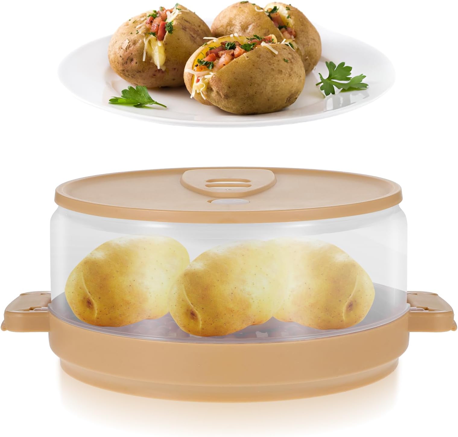 Amazon.com: Microwave Baked Potato Cooker As Seen On Tv Cooks In ...