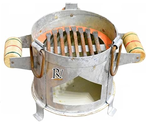 Traditional loha Sigdi/round sigdi/angeethi/sigadi/Ashtray/Round Heater ...
