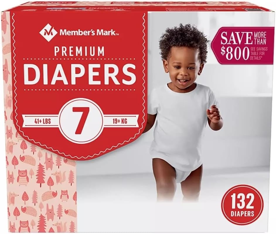 Amazon.com: Pampers Diapers - Baby Dry - Size 7, 108 Count, Absorbent ...