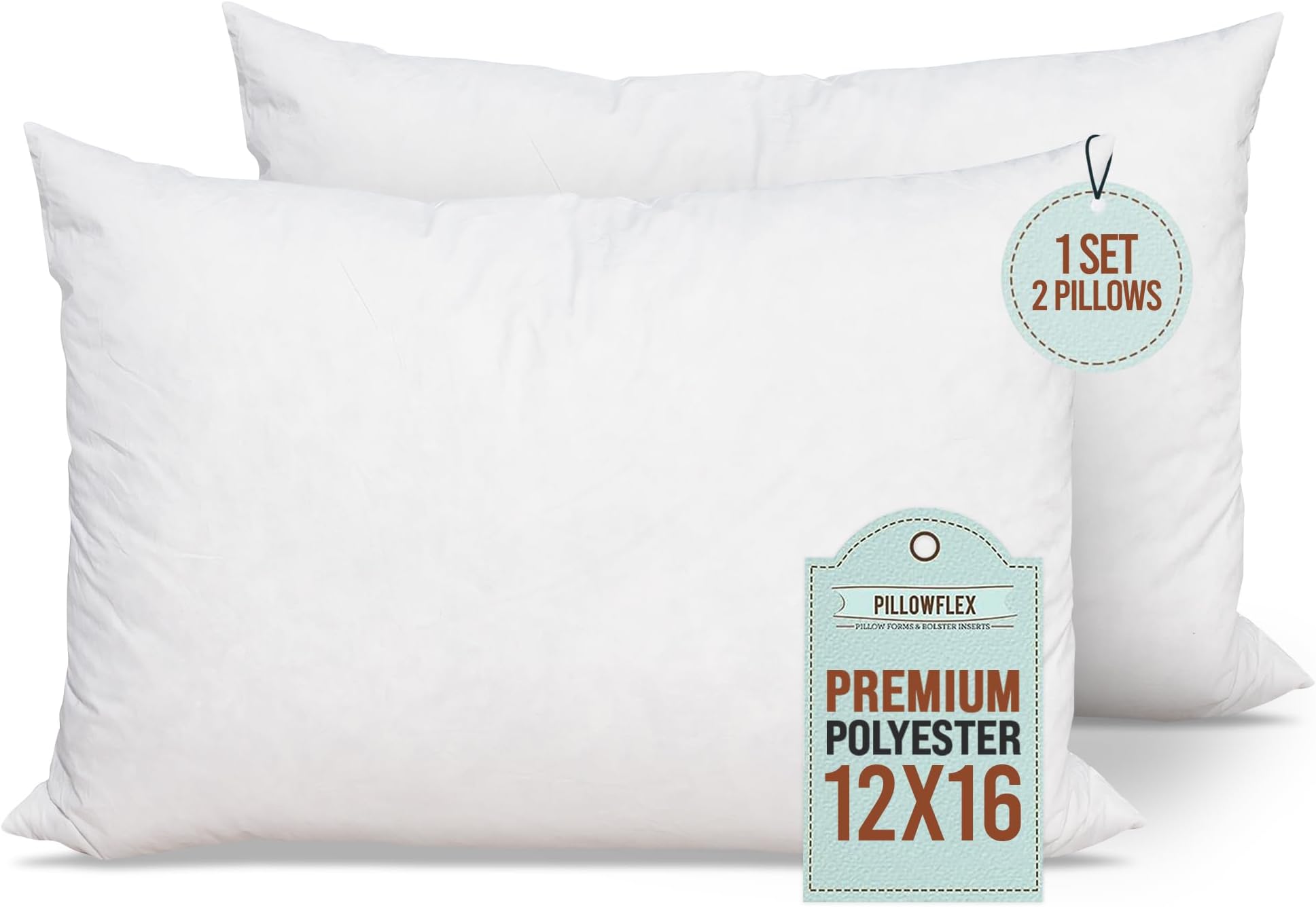 Amazon.com: Utopia Bedding Throw Pillows (Set of 4, White), 12 x 16 ...