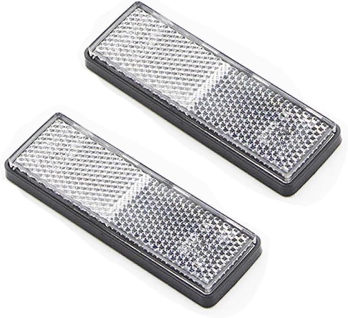 Amazon.co.jp: Taillight Reflector Rectangle Mark Signal Rear Position ...