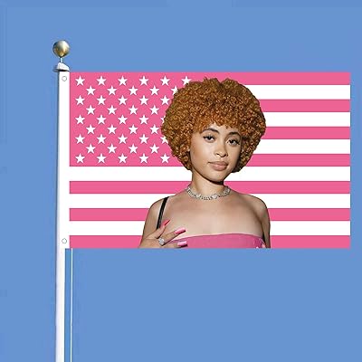 Amazon.com : WENWELL JJ and Rafe USA Flag Tapestry - Funny Pink ...