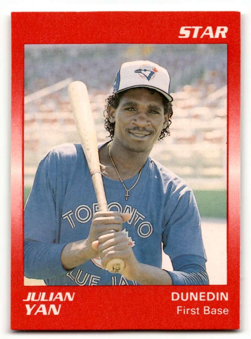 Amazon.com: 1989 Star #118 Julian Yan Dunedin Blue Jays Baseball Cards ...