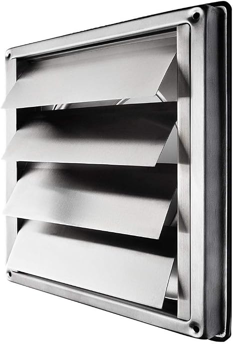 calimaero VKE Air Vent Covers Exterior 100mm Gravity Grille Backdraft ...