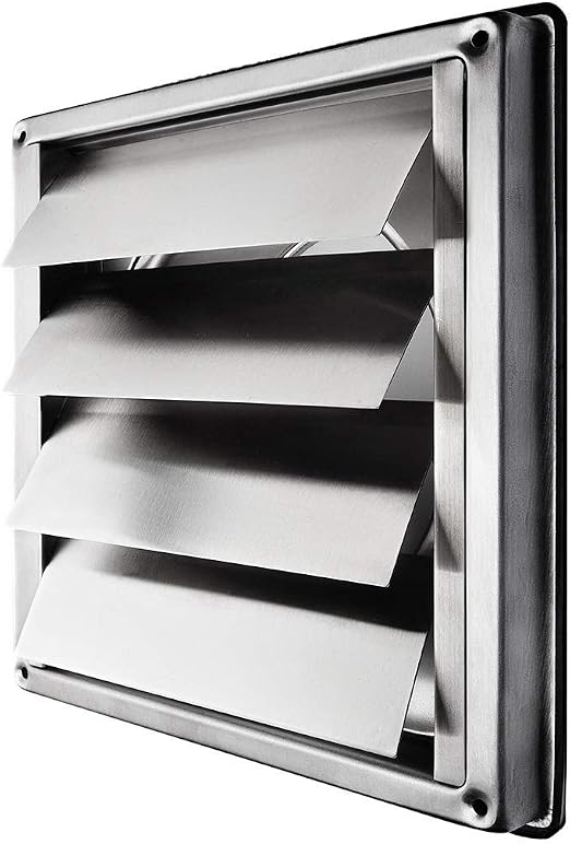 calimaero VKE Air Vent Covers Exterior 100mm Gravity Grille Backdraft ...