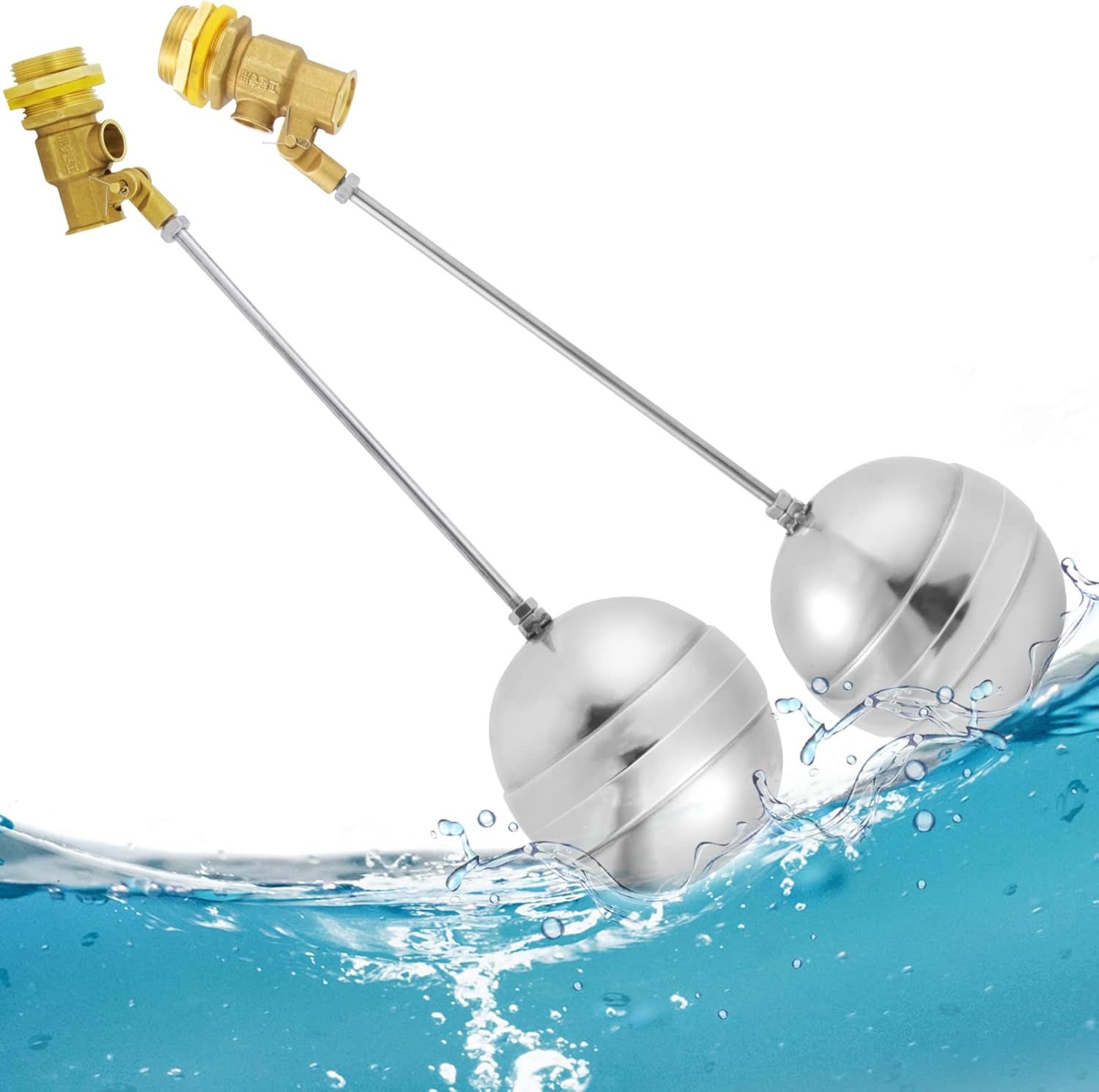 Amazon.com: yeesport Float Valve, 2 Packs 3/4 Inches Stainless Steel ...