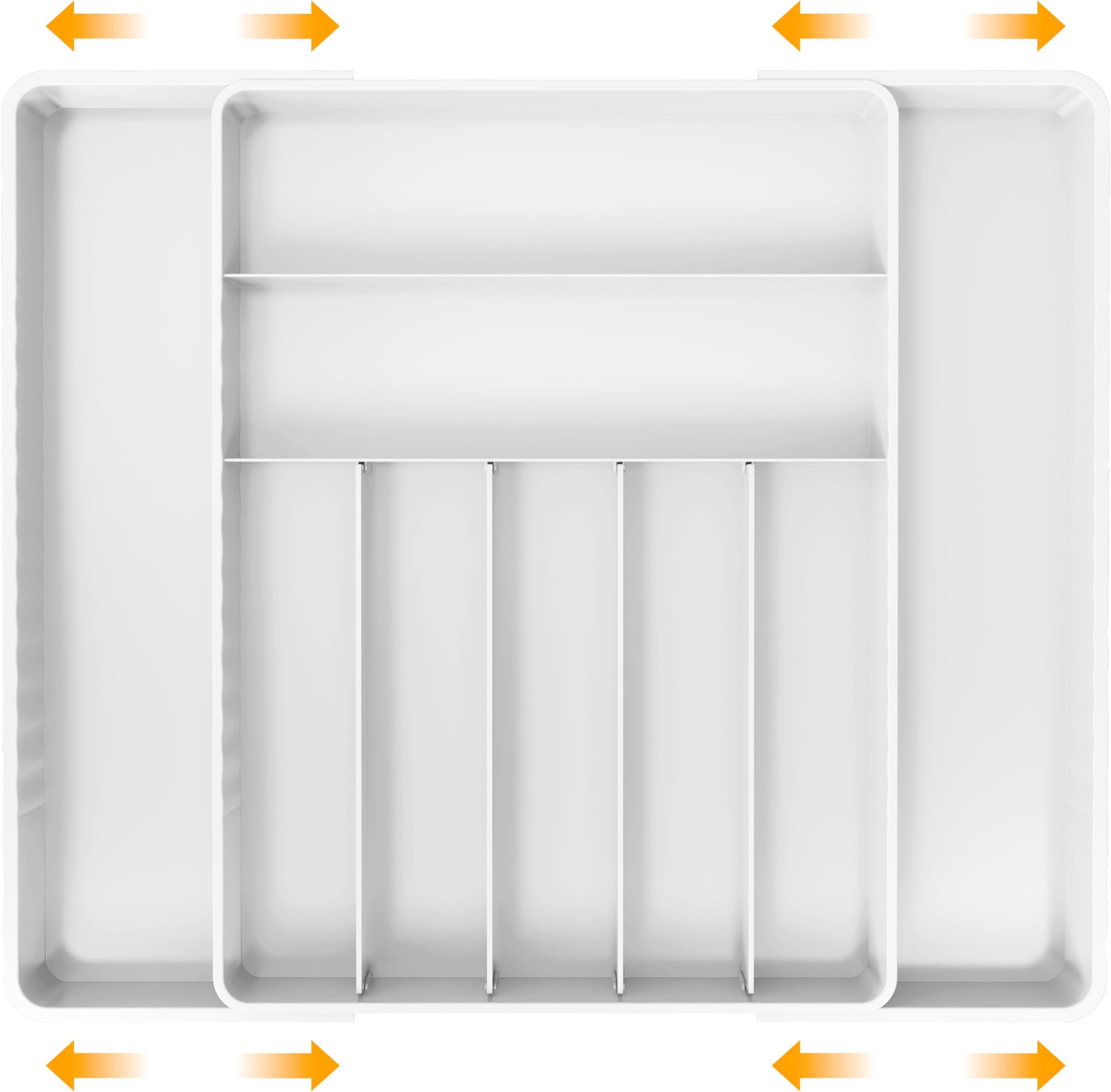 Amazon.com - Expandable cutlery drawer organizer, silverware drawer ...