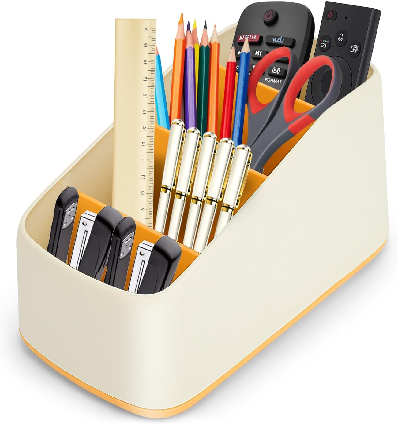 Amazon.com: Pen Pencil Holder for Desk,360 Degree Rotating Cute Pen ...