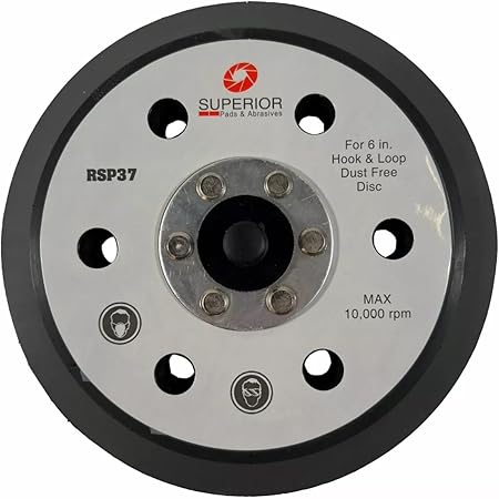 Amazon.com: Backing Pad 6" Hook Loop for Porter Cable Polisher 7424 7424XP 18001 : Tools & Home ...