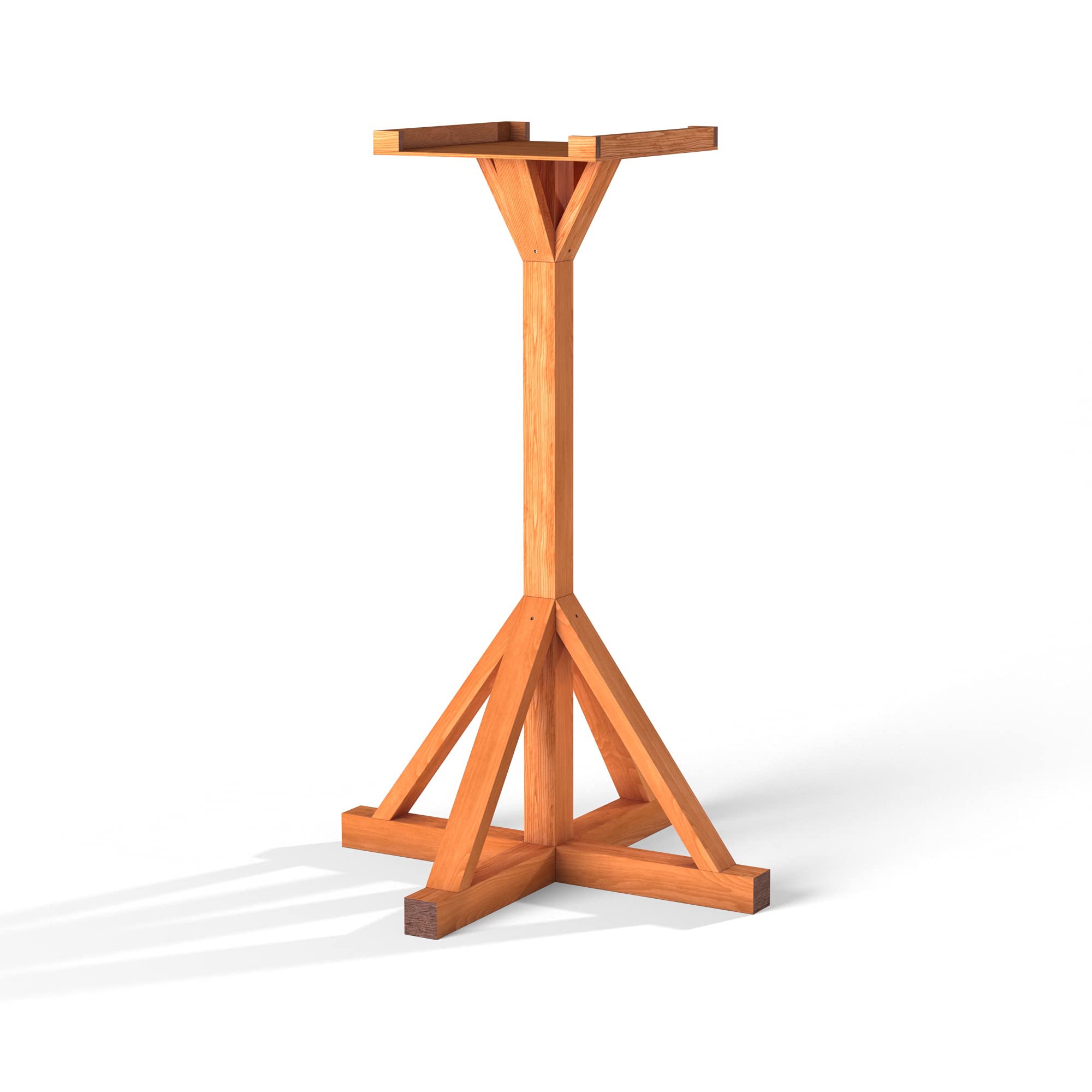 Flat Pack Bird Table (Open Top) 1m x 0.6m Brown : Amazon.co.uk: Pet ...