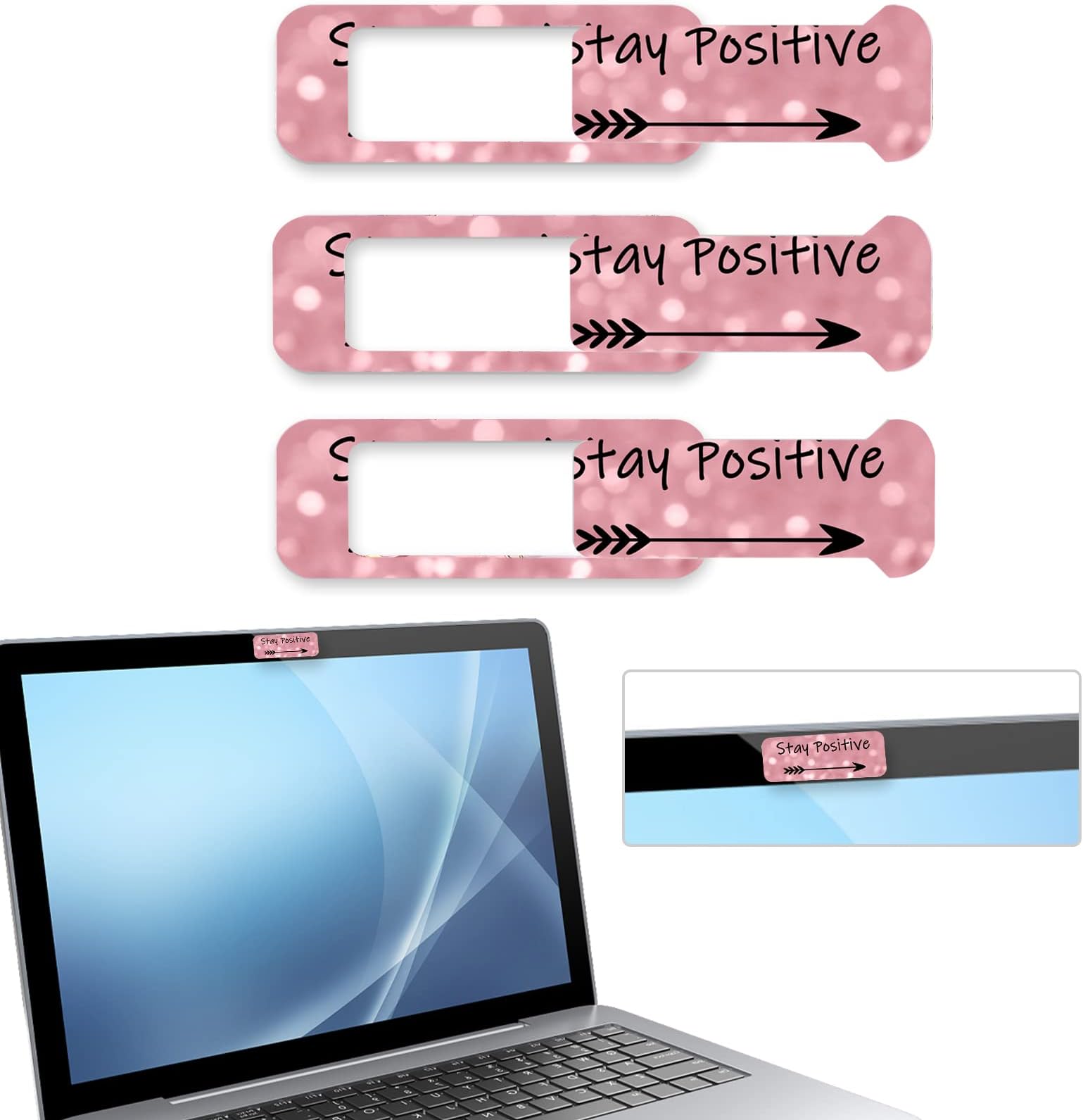 Amazon.com: Webcam Cover, 3 Pieces, Laptop Camera Cover, Privacy ...