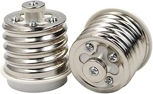 E-Simpo E39/E40 to E26/E27 Adapter Mogul E39/E40 to Medium E26/E27 Light Bulb Lamp Socket ...