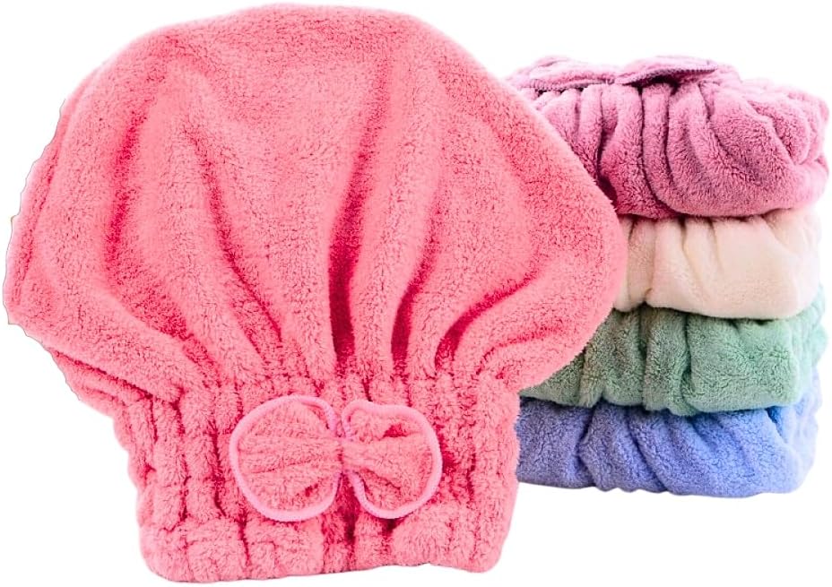 Touca De Banho Mágica Secar Cabelo Microfibra Secagem Rápida Tipo ...