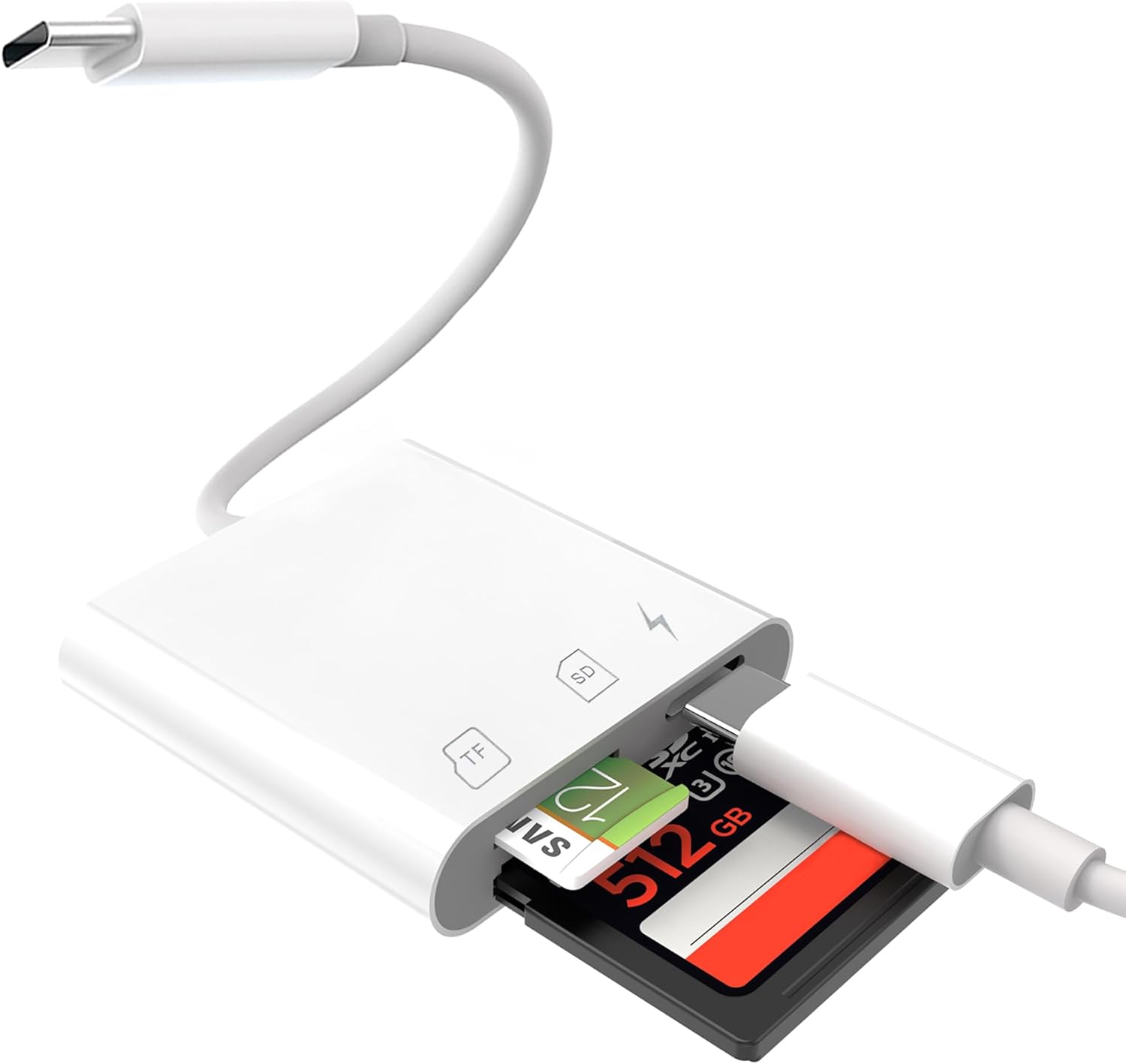 Amazon.com: USB C SD Card Reader, USB-C Type C TF SD Memory Card with ...