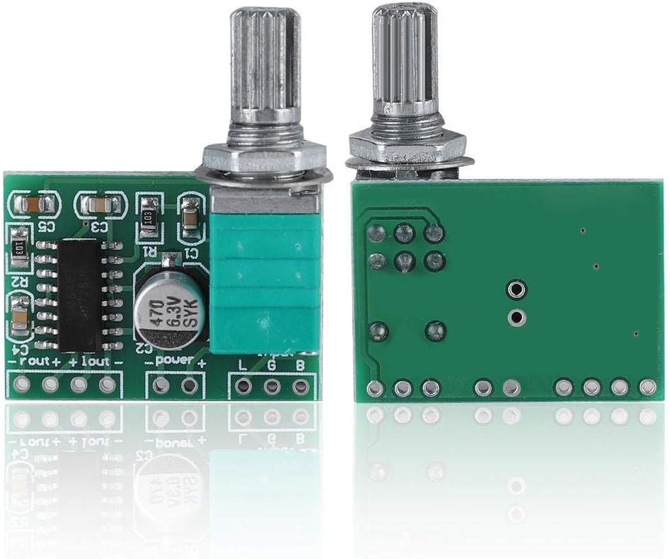 Bewinner 2Pcs PAM8403 Mini 5V Digital Power Amplifier Module, 2 * 3W ...