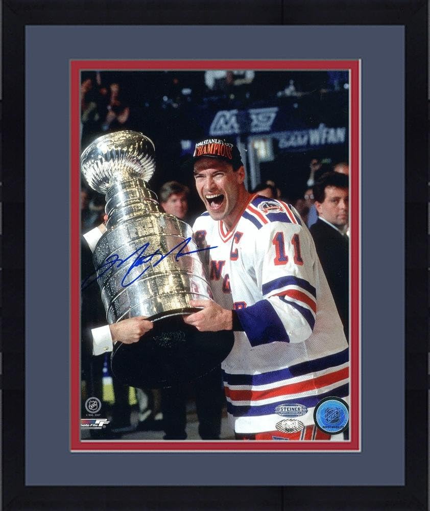 Framed Mark Messier Autographed Photo - 8x10 - Steiner Sports Certified ...