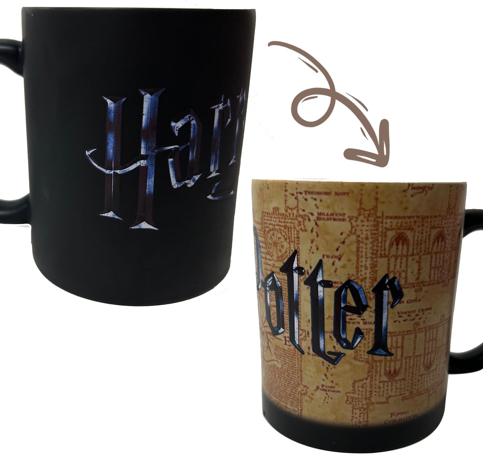 Amazon.com: Seven20 Harry Potter Gryffindor 20oz Heat Reveal Ceramic ...