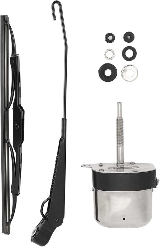Amazon.com: UTV Electric Windshield Wiper Motor Kit, 12V 105° Rotating ...