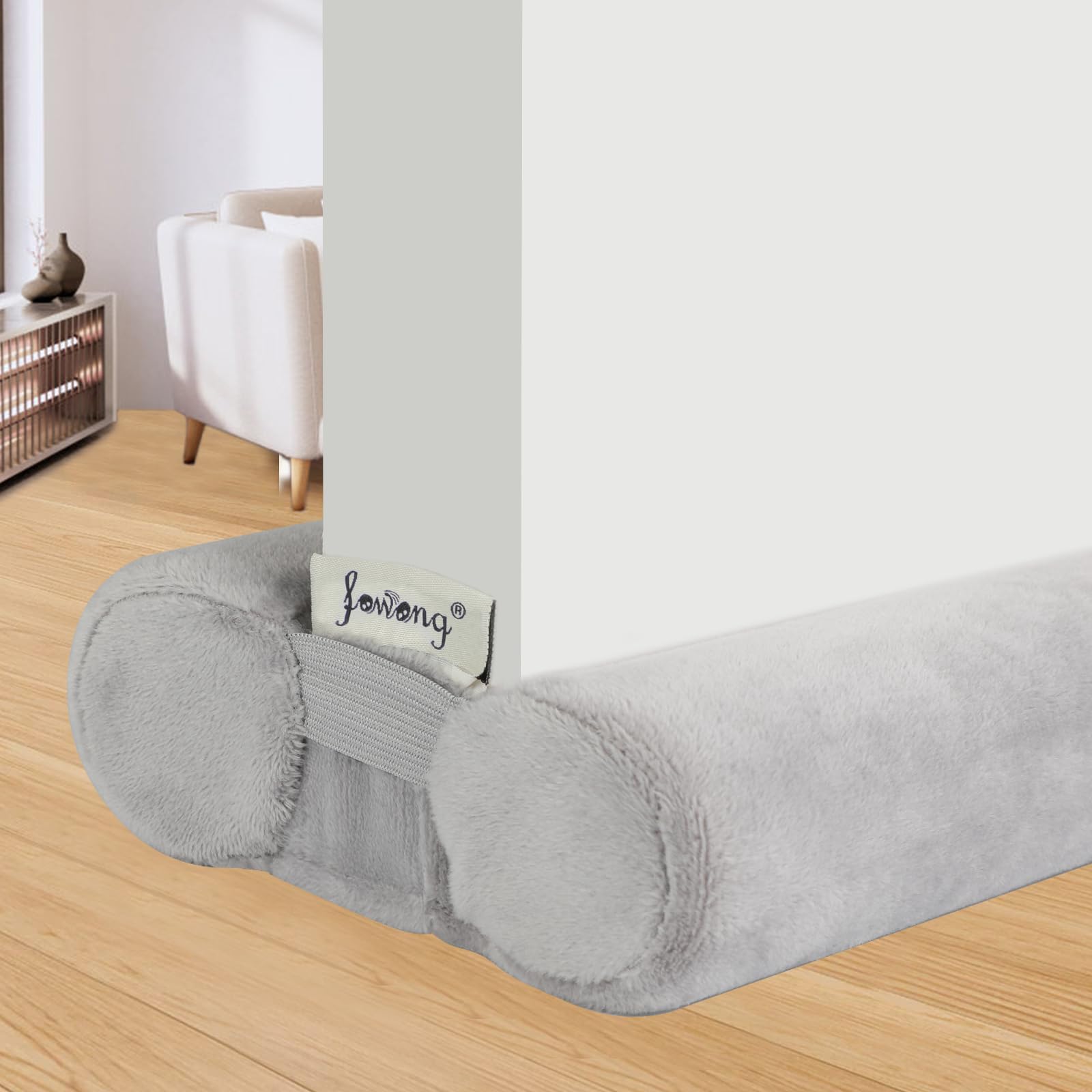 fowong Draft Excluder for Doors, 90cm Under Door Draught Excluder Seal ...