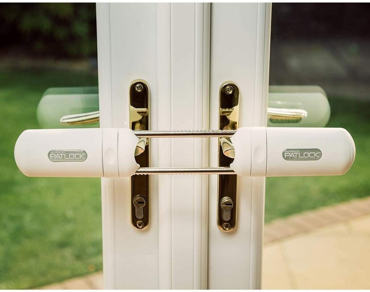 Patlock Heavy Duty French Double Door Security Bolt Home Lock As Seen ...