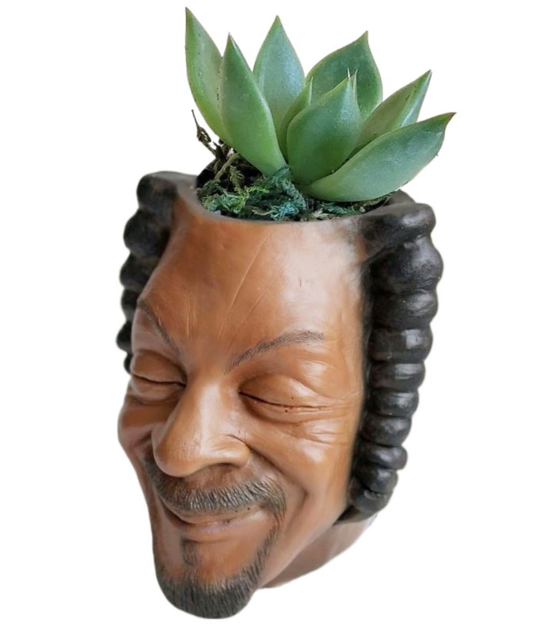 Amazon.com : Funny Celebrity Face Planter Pot,Rapper Man Face Succulent ...