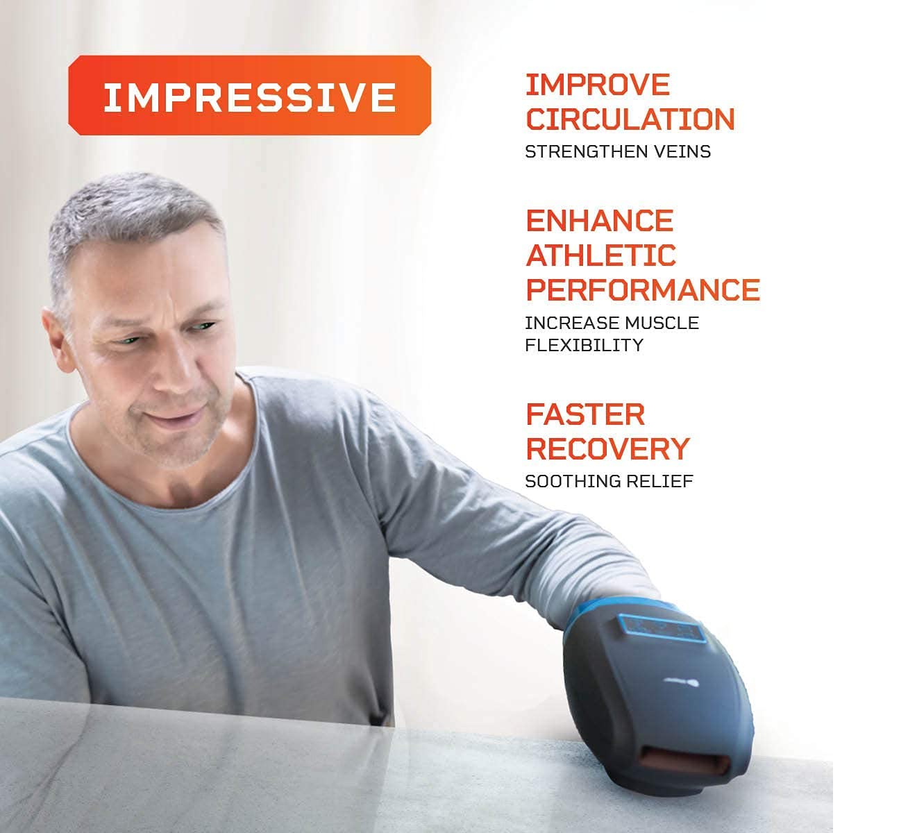 LifePro Hand Massager Machine with Heat, Cordless Electric Hand ...