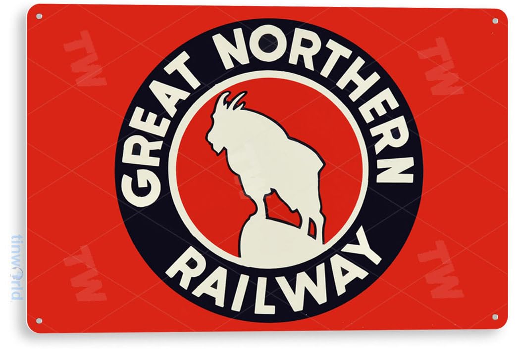 Amazon.com: Tinworld TIN Sign B616 Great Northern Railway Railroad ...