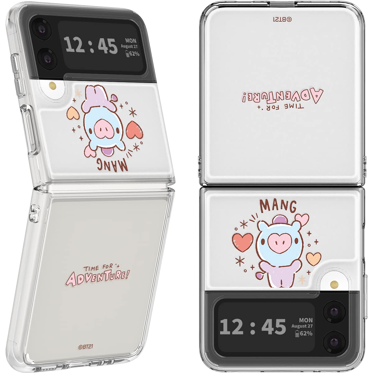 Amazon.com: BT21 Official Merchandise for Galaxy Z Flip 4 Case (2022 ...