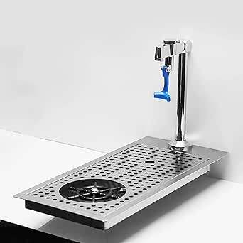 Amazon.com: Glass Rinser, Commercial Stainless Steel Pitcher Rinser Cup ...