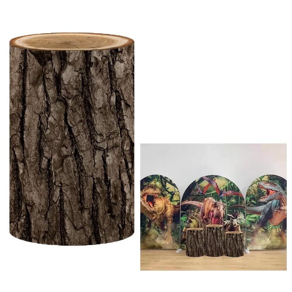 Amazon.com: KOKPON Dinosaur Cylinder Plinth Covers for Party Decorations Dinosaur Park Theme ...