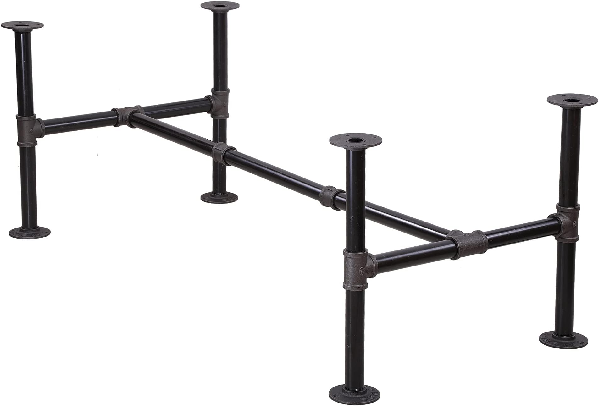 Amazon.com: Niubid 16 inchIndustrial Pipe Table Leg Set - Dark Grey ...