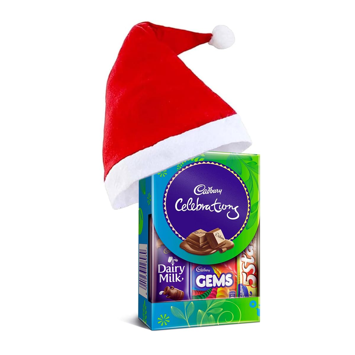 CraftVatika Christmas Gift Chocolates Combo Pack Santa Cap Combo Set ...