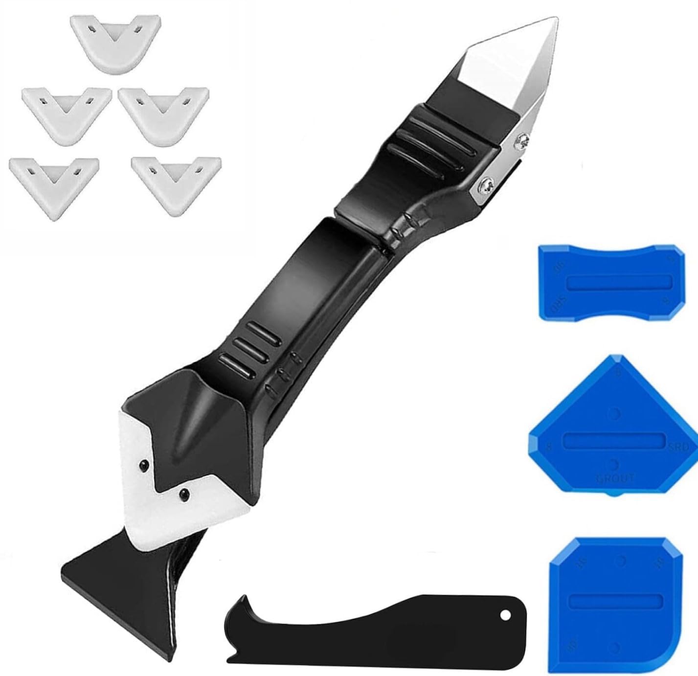 Silicone Remover Tool, 5-in-1 Silicone Sealant Remover and Caulking ...