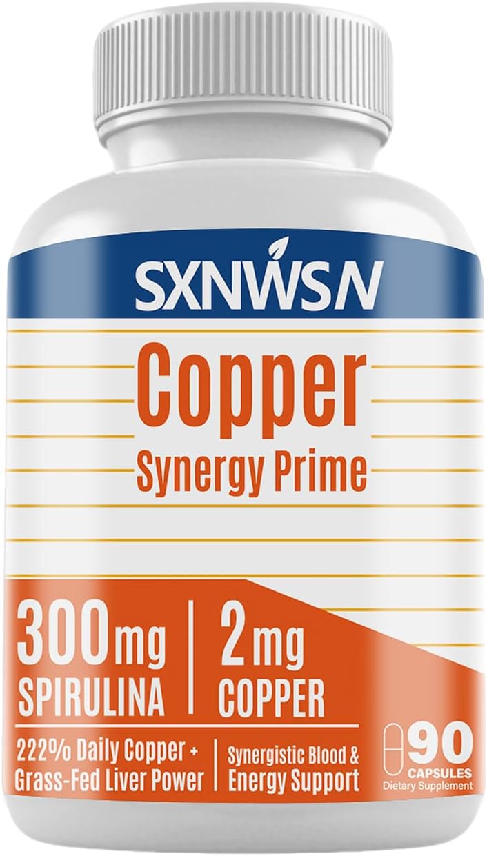 Amazon.com: Copper Synergy Prime - 5-in-1 Copper Supplements with Beef ...