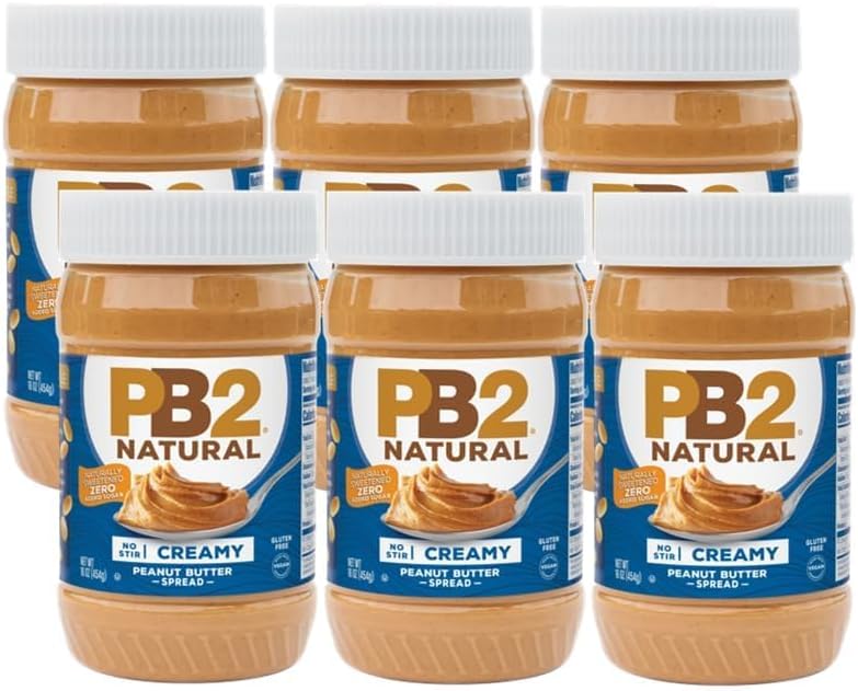 Amazon.com : PB2 Natural Creamy Peanut Butter | All Natural Peanut ...