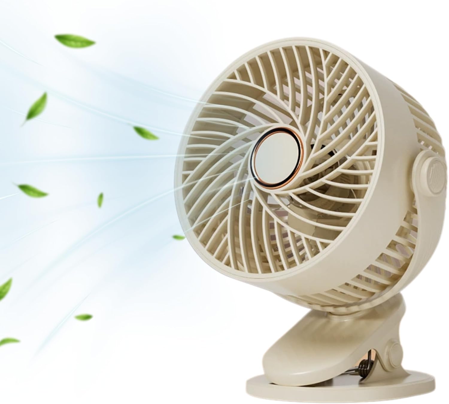 MAGIC SELECT Clip on Fan Quiet 5 Speed Fan with Built-in Light Multi ...